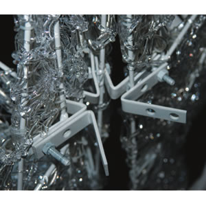 LEDセパレーツギャラクシー 小 ホワイト6枚羽 - 調理器具のSHOKUBI