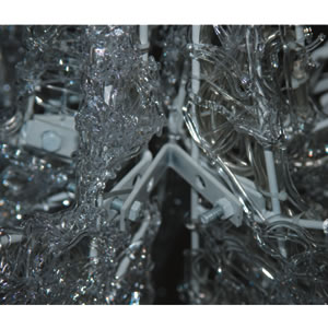 LEDセパレーツギャラクシー 中 ブルー6枚羽 - 調理器具のSHOKUBI