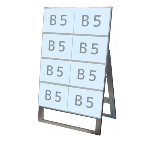 カードケーススタンド看板 片面 CCSK-B5Y8K B5横2列4段 - 調理器具のSHOKUBI