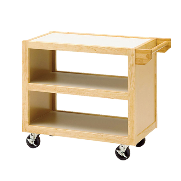 エコノミーサービスワゴン ナチュラル 手付 - 調理器具のSHOKUBI