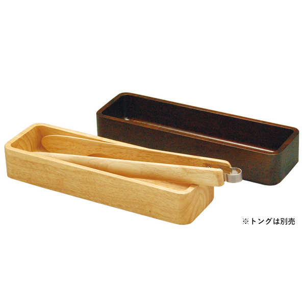 木製カトラリーサーバー ブラウン - 調理器具のSHOKUBI