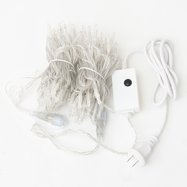 LEDストリングライト2 クリアコード スノーブルー - 調理器具のSHOKUBI