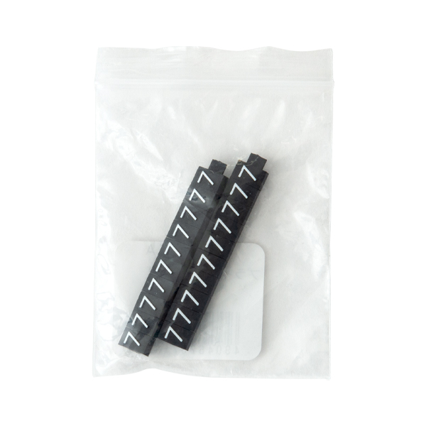 友屋 ニュープライスキューブ補充用 M用 黒/白文字 7 - 調理器具のSHOKUBI