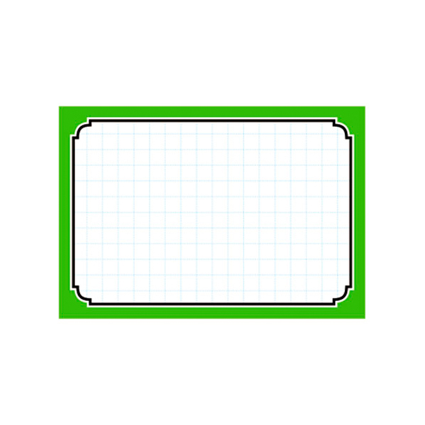 カード 中 50枚入り 16-4373 グリーン枠 - 調理器具のSHOKUBI
