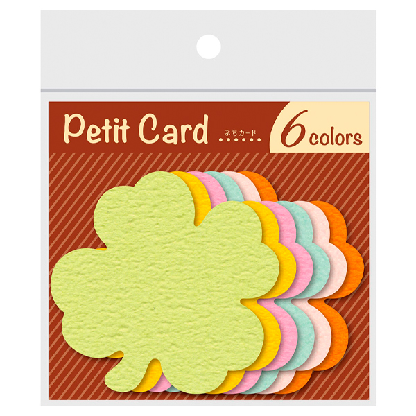 ササガワ(タカ印) ぷちカード 大 12枚入 16-7035 クローバー - 調理器具のSHOKUBI