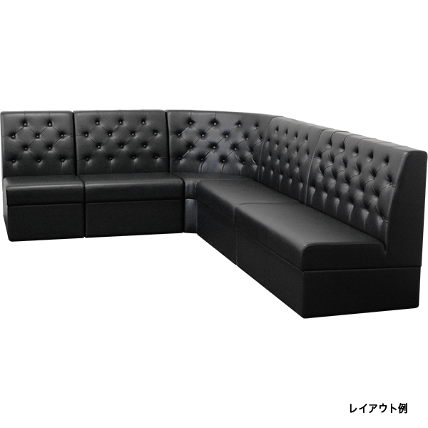 ボックスソファ ボタン留め コーナー - 調理器具のSHOKUBI