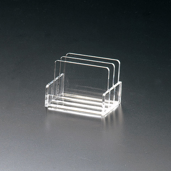 パンフスタンド 3列 クリア CS-12 - 調理器具のSHOKUBI