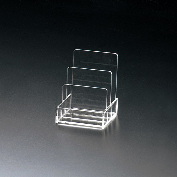 パンフスタンド 3列 クリア AD-6 W76mm - 調理器具のSHOKUBI