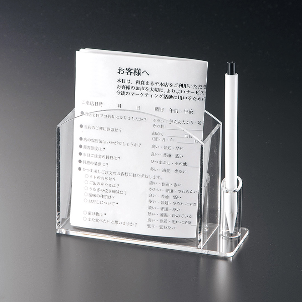 アクリル カード&アンケートスタンド ES-4 - 調理器具のSHOKUBI