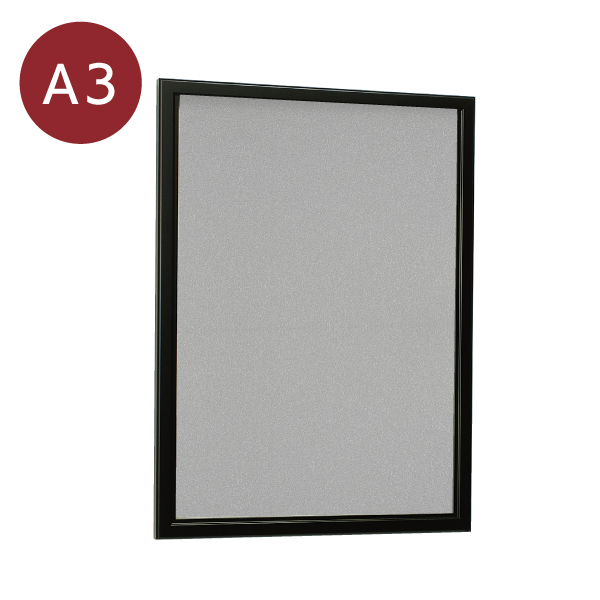 壁面掲示板 ブラック/マグネットクロス仕様 ライトグレー 屋内用 617 K A3 - 調理器具のSHOKUBI