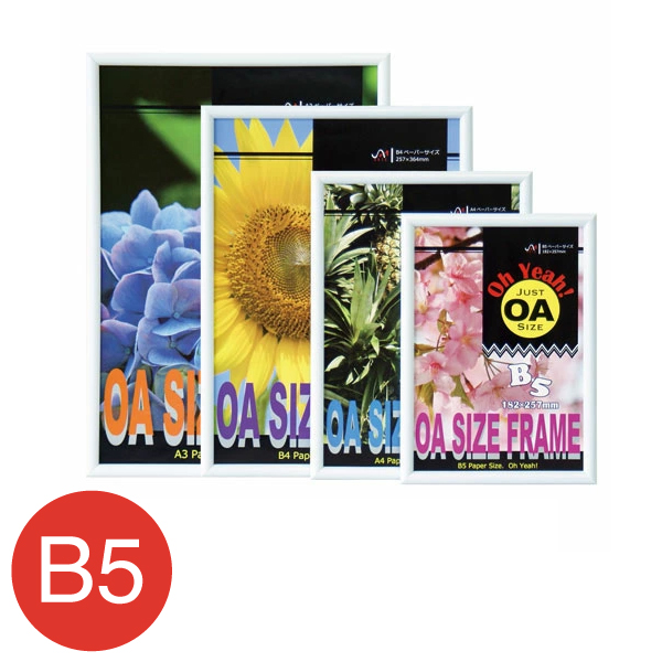 OAサイズフレーム ホワイト B5 - 調理器具のSHOKUBI