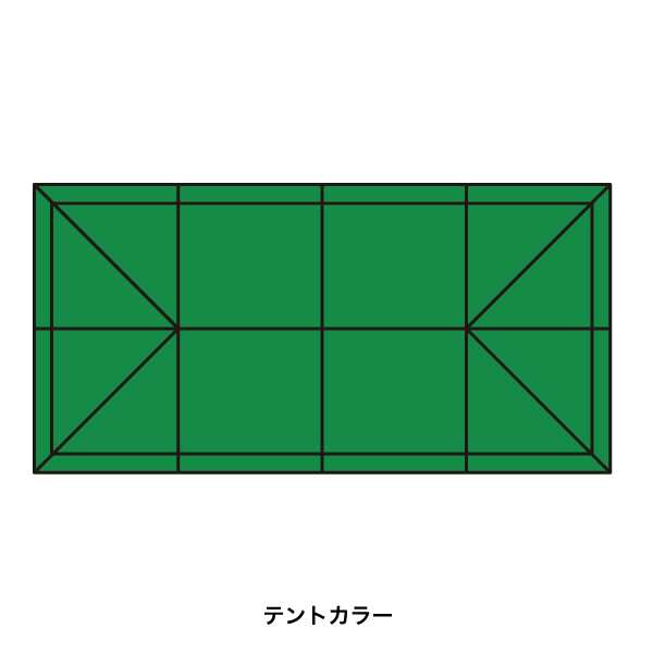 テント ミスタークイック T-36 緑 - 調理器具のSHOKUBI