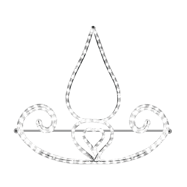 LEDロープライト エンブレム キャンドル - 調理器具のSHOKUBI