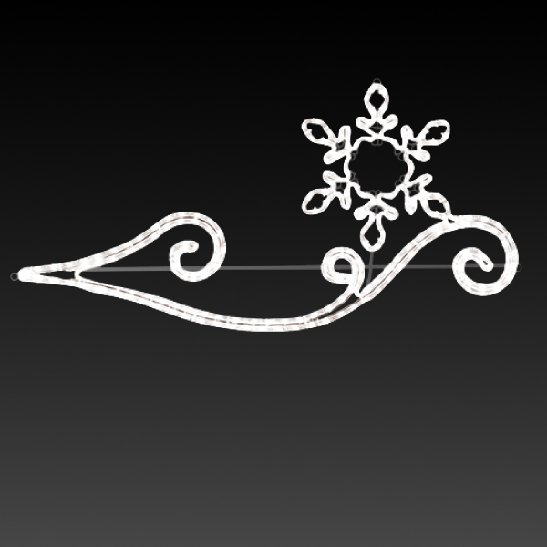 LEDロープライト ゴシック スノーブランチ - 調理器具のSHOKUBI