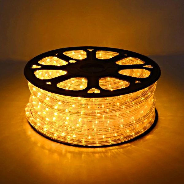 LEDロープライト 40M巻 アンバー - 調理器具のSHOKUBI