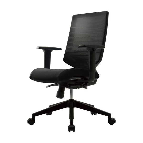 可動肘付きチェア T30 ブラック - 調理器具のSHOKUBI