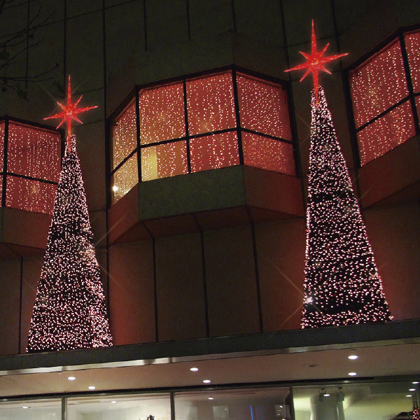 LEDクリスタルグロー スノーフレーク レッド - 調理器具のSHOKUBI