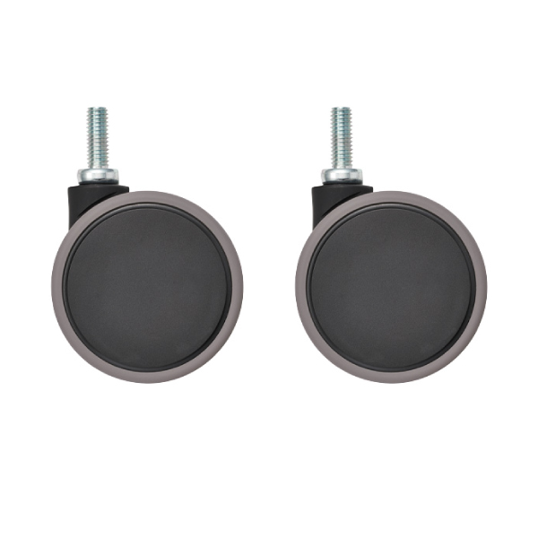 エレクター ベーシックシリーズ 双輪キャスター ブラック 75mm 2個入 BDR75EBKG ストッパー無し - 調理器具のSHOKUBI