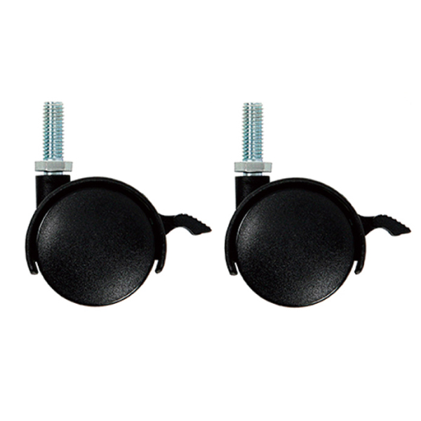 エレクター ベーシックシリーズ キャスター 50mm 2個入り BDRS50 ストッパー付 - 調理器具のSHOKUBI