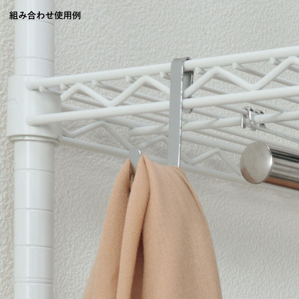 エレクター ベーシックシリーズ フック クローム 4個入 BFC - 調理器具のSHOKUBI