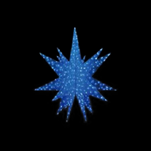 LEDセパレーツギャラクシー 大 ブルー6枚羽 - 調理器具のSHOKUBI