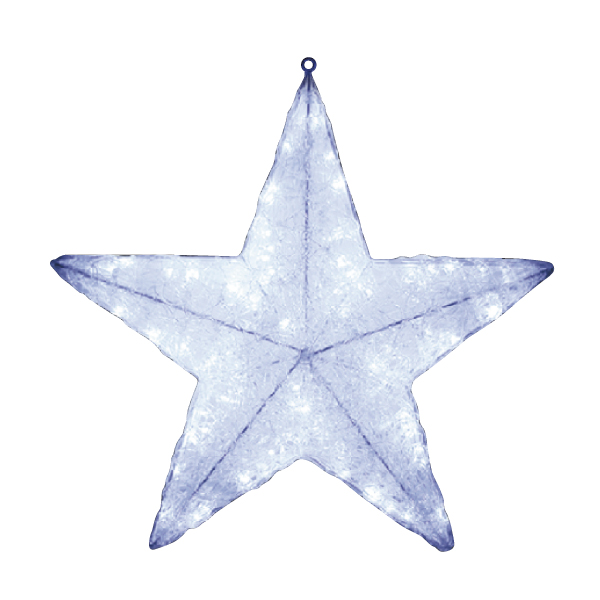 LEDクリスタルグロー スター 大 ホワイト - 調理器具のSHOKUBI