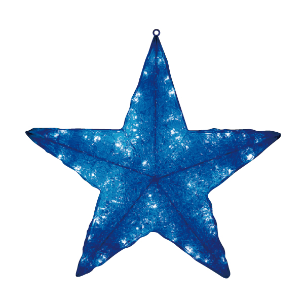 LEDクリスタルグロー スター 大 ブルー - 調理器具のSHOKUBI