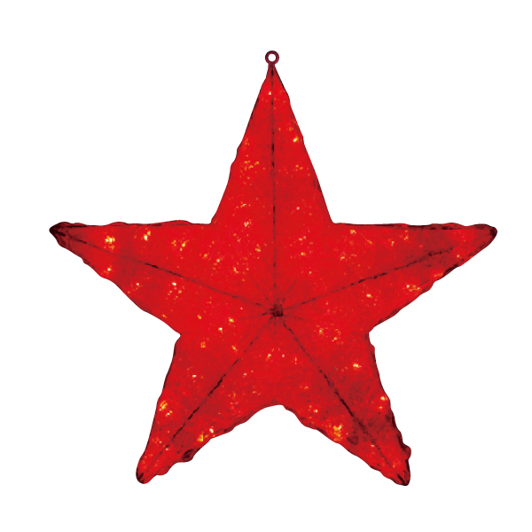 LEDクリスタルグロー スター 大 レッド - 調理器具のSHOKUBI