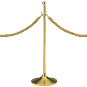 ロープパーティション UP231-20 ゴールド - 調理器具のSHOKUBI