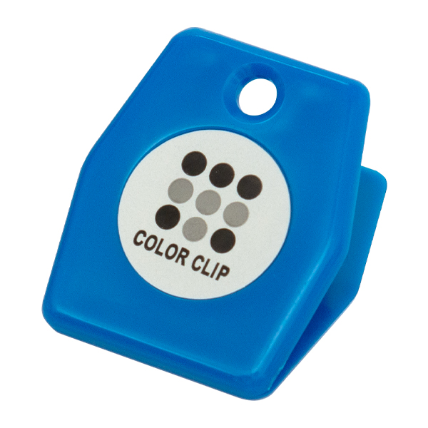友屋 カラークリップ 50個セット シール付 ブルー - 調理器具のSHOKUBI