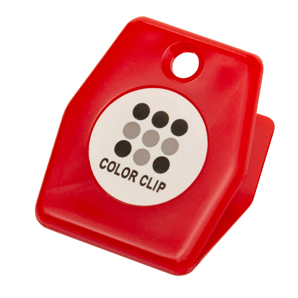 友屋 カラークリップ 50個セット シール付 レッド - 調理器具のSHOKUBI