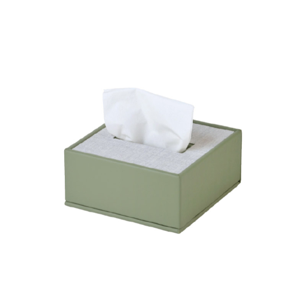 ティッシュBOX ハーフ TB-602 緑 - 調理器具のSHOKUBI