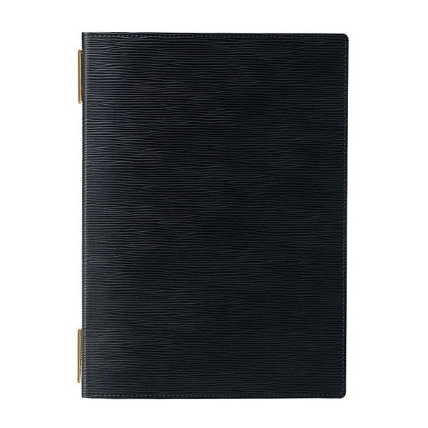 グルーブレザータッチメニュー A4 GB-131 黒 - 調理器具のSHOKUBI