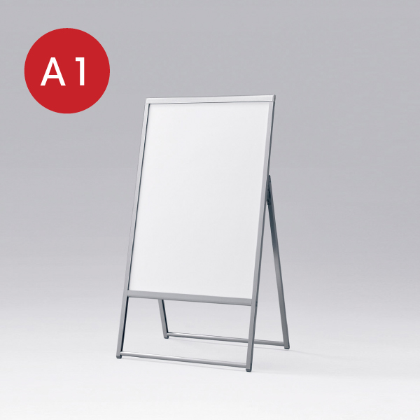 ポスタースタンド 片面 屋内 2873 A1シルバー - 調理器具のSHOKUBI