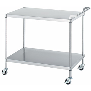 18-0 ステンレスワゴン 標準セット 棚2段 M02-6045-U75 - 調理器具のSHOKUBI