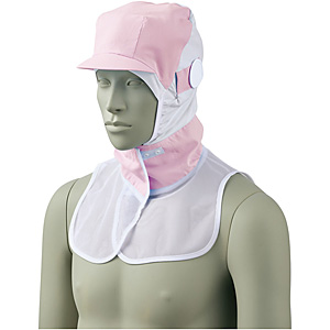 MONTBLANC(モンブラン) 頭巾帽子 男女兼用 ピンク 9-1542 ﾌﾘｰ - 調理器具のSHOKUBI