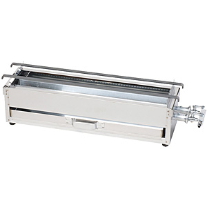 18-0 ステンレス 焼鳥コンロガス用2本バーナー LPガス 大 - 調理器具のSHOKUBI