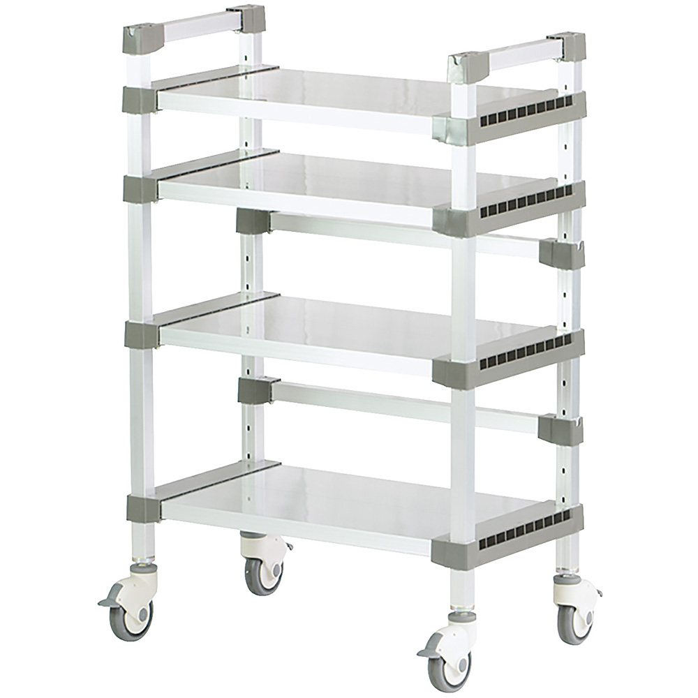 カンダ アルアップサービスワゴン W554 4段タイプ - 調理器具のSHOKUBI