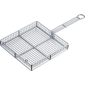 遠藤商事 18-8 ステンレス 地鶏焼き網 蓋付き 大 - 調理器具のSHOKUBI