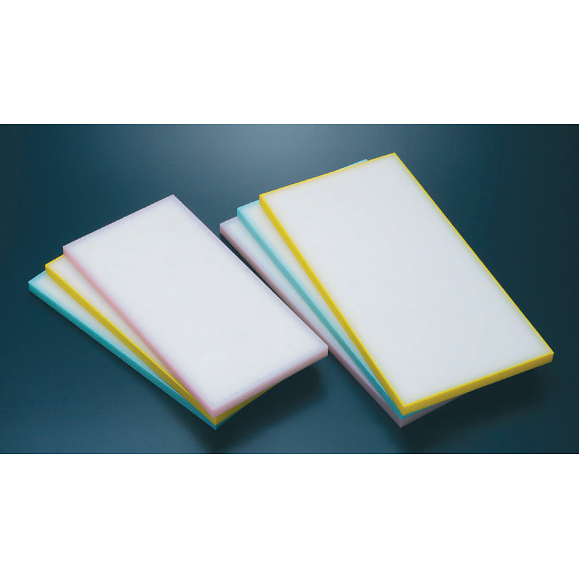 カラーバンド張り 軽量まな板 500×250mm KR-1 ブルー - 調理器具のSHOKUBI