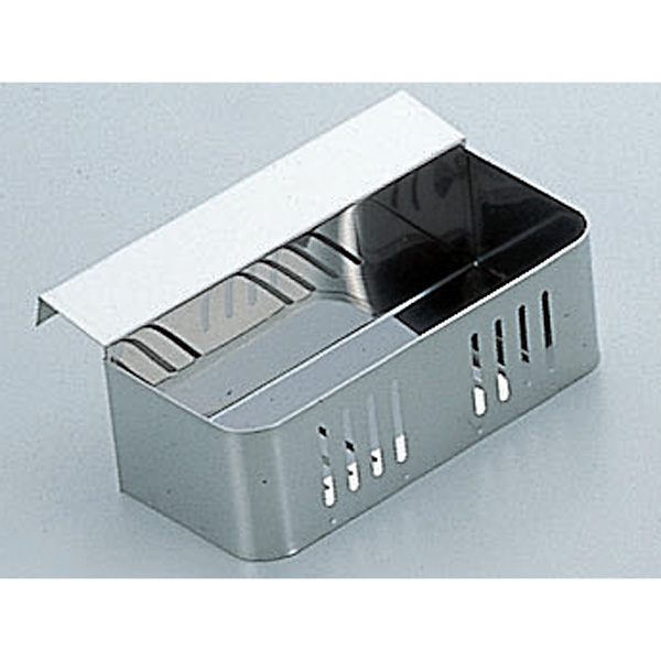 18-0 ステンレス クリーナーケース 流掛式 シングル 大 - 調理器具のSHOKUBI