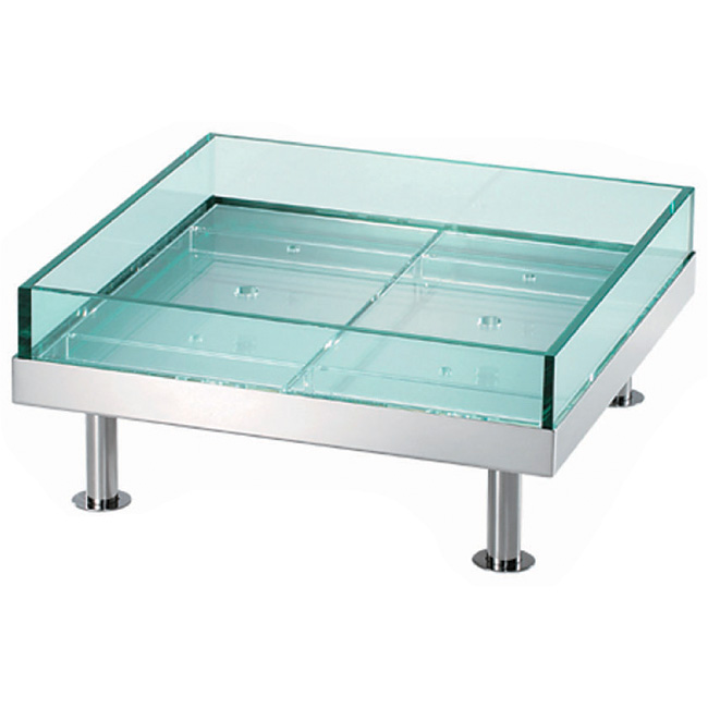 18-8 ステンレス アイスボックス 正方形 2760-0000 - 調理器具のSHOKUBI