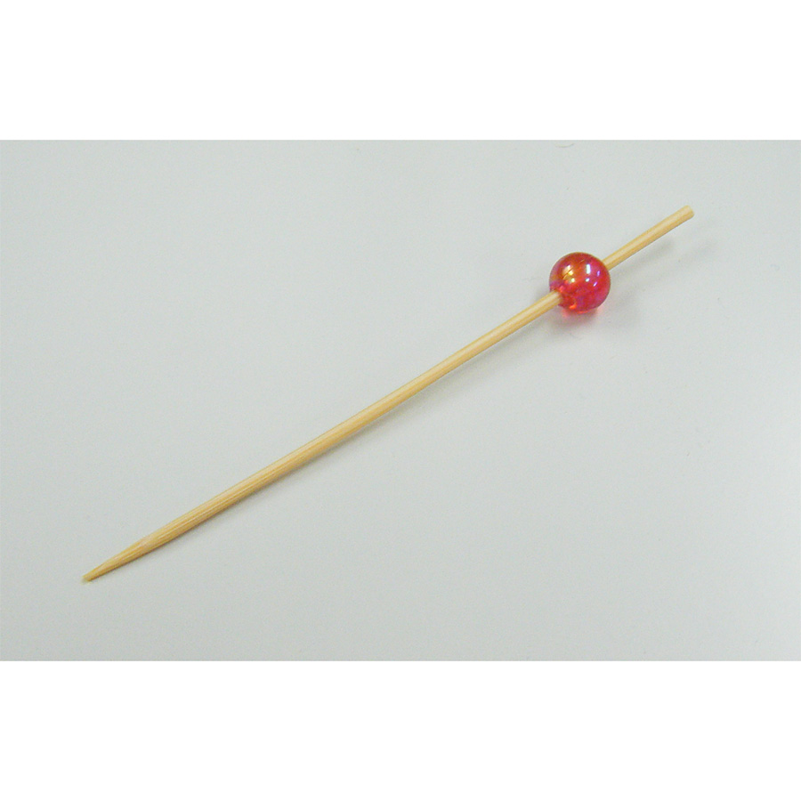 ビーズ串 7cm 50本入り 赤 - 調理器具のSHOKUBI