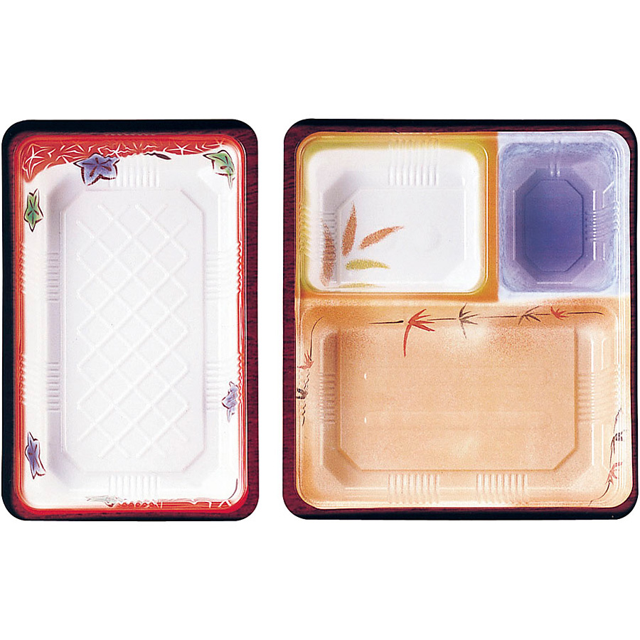 タカギ産業 夢彩ごぜんボックス TSR-BOX 中仕切 50枚入り 90-60 中仕切3 柄付 - 調理器具のSHOKUBI