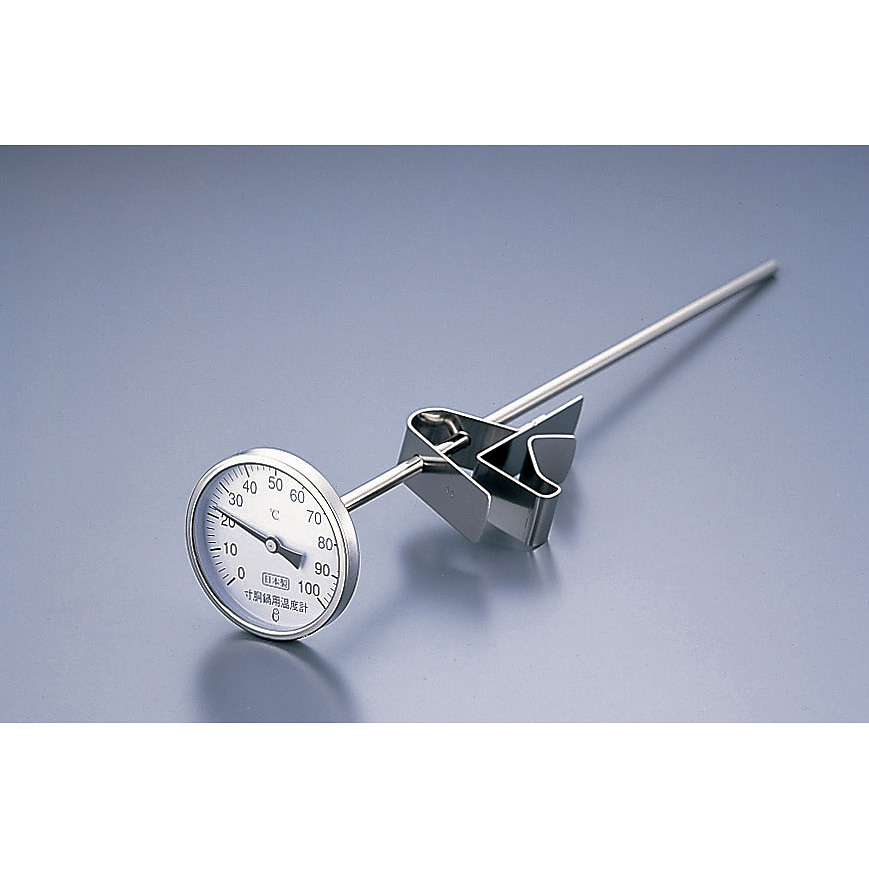 スライドホルダー付 寸胴鍋用 温度計 PY-250 250型 - 調理器具のSHOKUBI