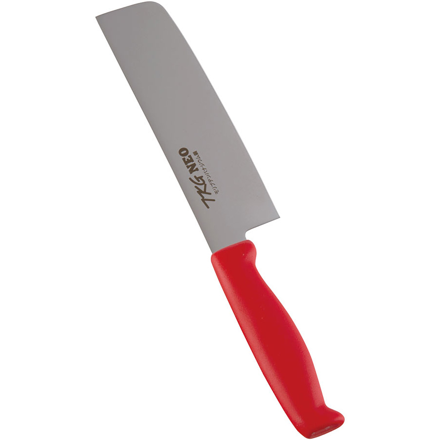 遠藤商事 TKG-NEO カラー 庖丁 薄刃 両刃 16.5cm レッド - 調理器具のSHOKUBI