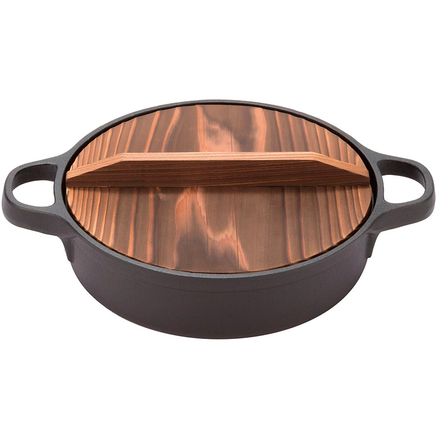 及源鋳造 盛栄堂 すきやきぎょうざ兼用鍋 20cm - 調理器具のSHOKUBI