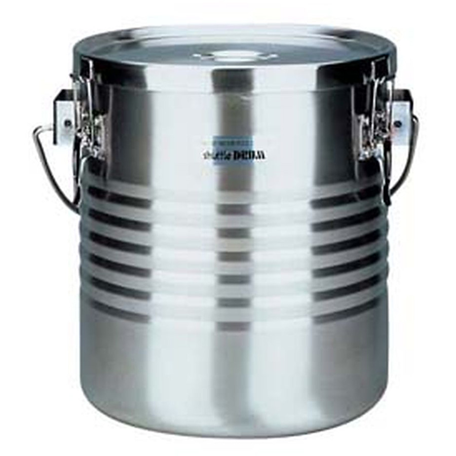サーモス シャトルドラム 18-8 ステンレス 高性能保温食缶 手付 JIK-W16 16リットル - 調理器具のSHOKUBI