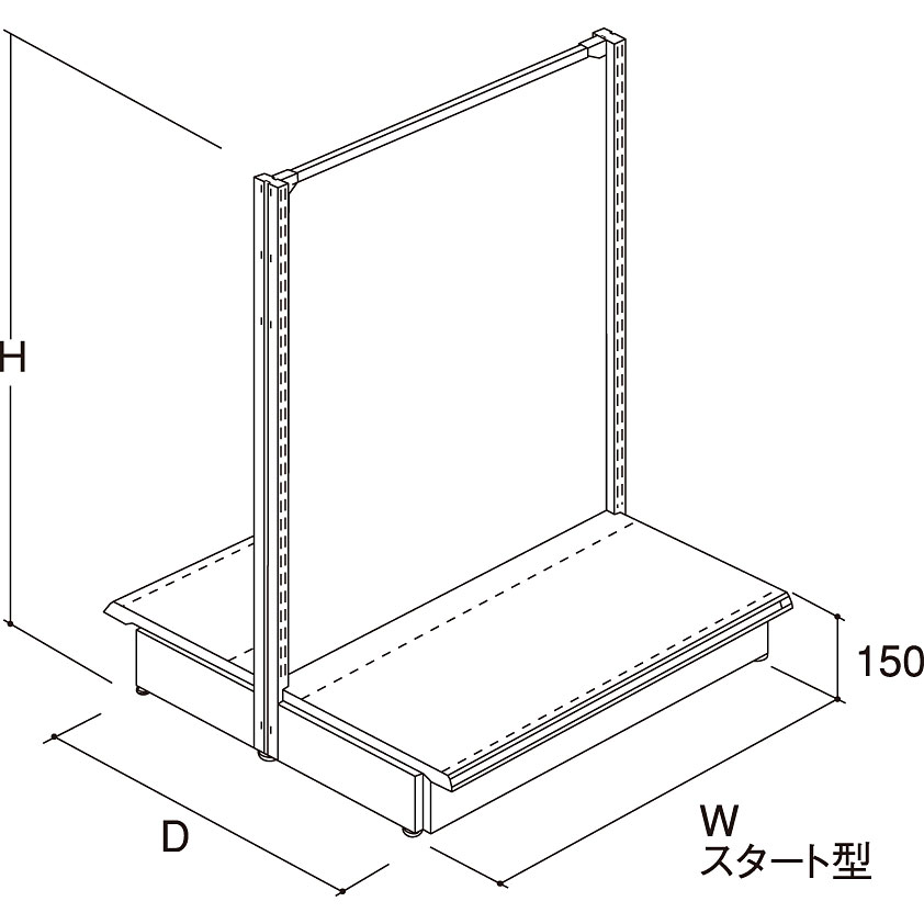 E両面 単体 ボード仕様 W925×D1060mm EA-K315LS H1500mm - 調理器具のSHOKUBI