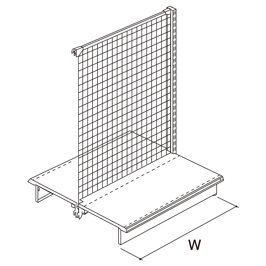 E両面 連結 メッシュ仕様 W750×D1160mm EA-M213MC H1350mm - 調理器具のSHOKUBI